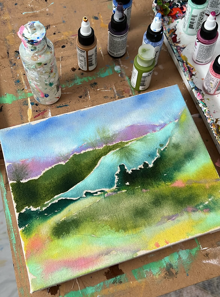 Behind the Scenes of Raw Canvas Minis - Jennifer Allevato Fine Art