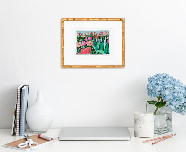 Spring Feelings, 5x7" painting on paper - Jennifer Allevato Fine Art